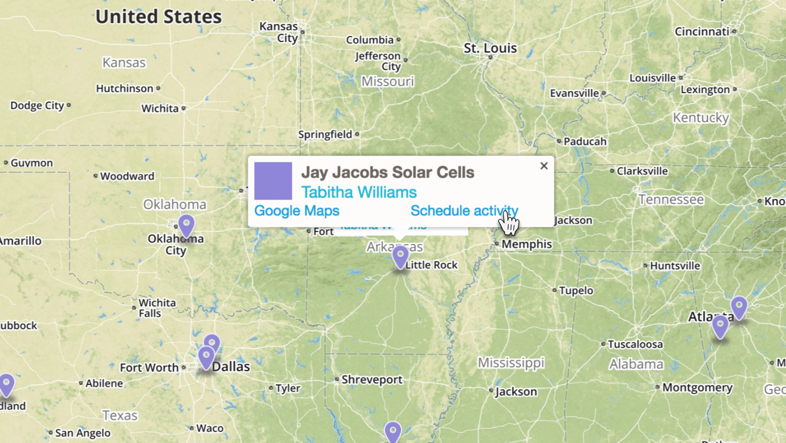 CRM Map for Sales Teams | Find Your Customers with Nutshell