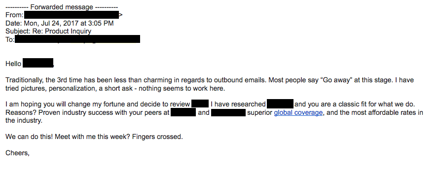 Five Worst Cold Emails Ever Seen | Nutshell
