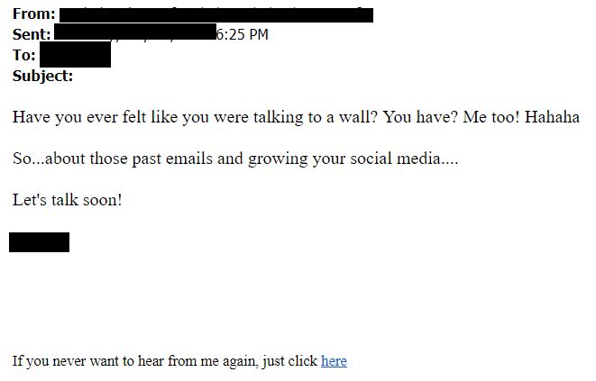 Five Worst Cold Emails Ever Seen | Nutshell