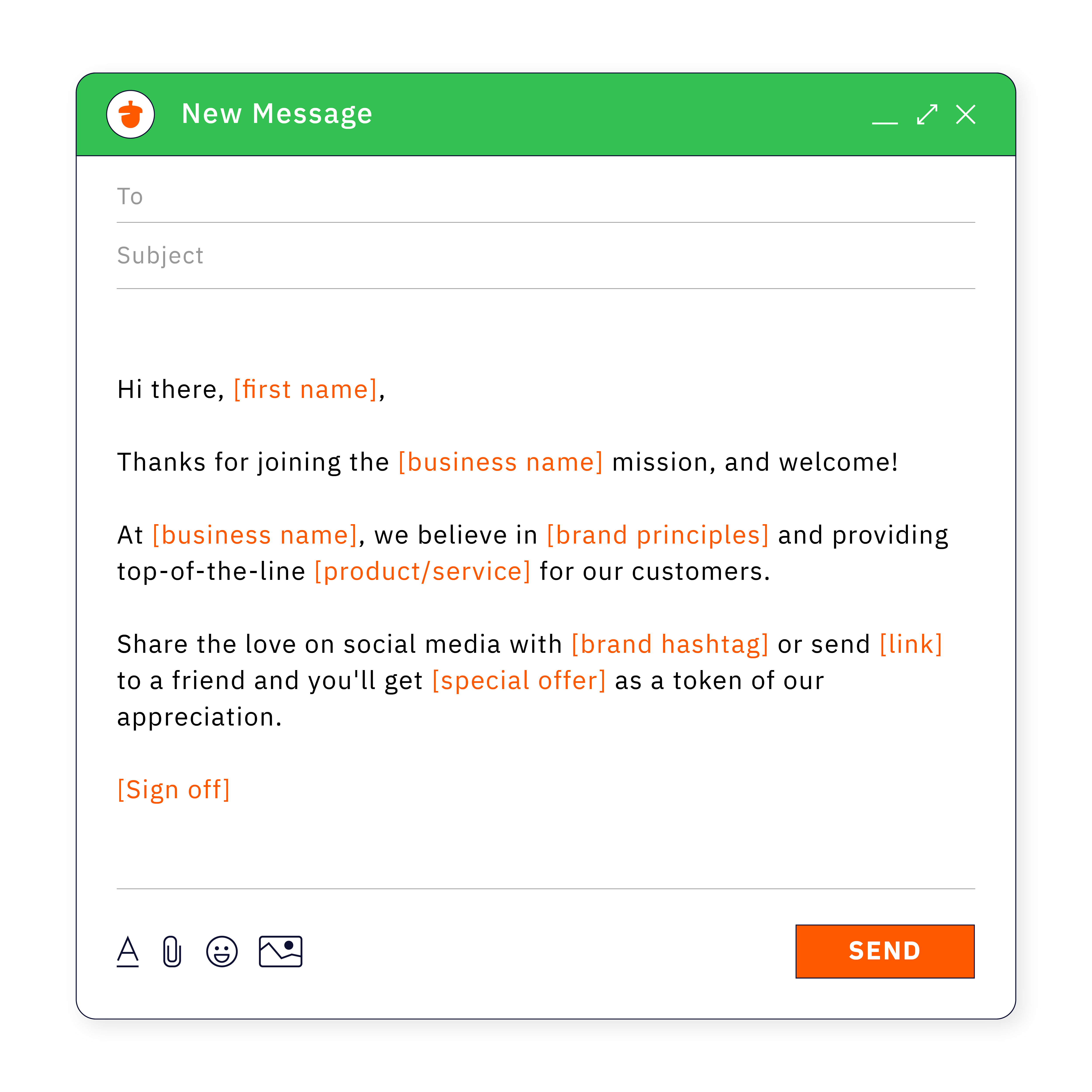 Welcome Email Templates for New Customers | Nutshell