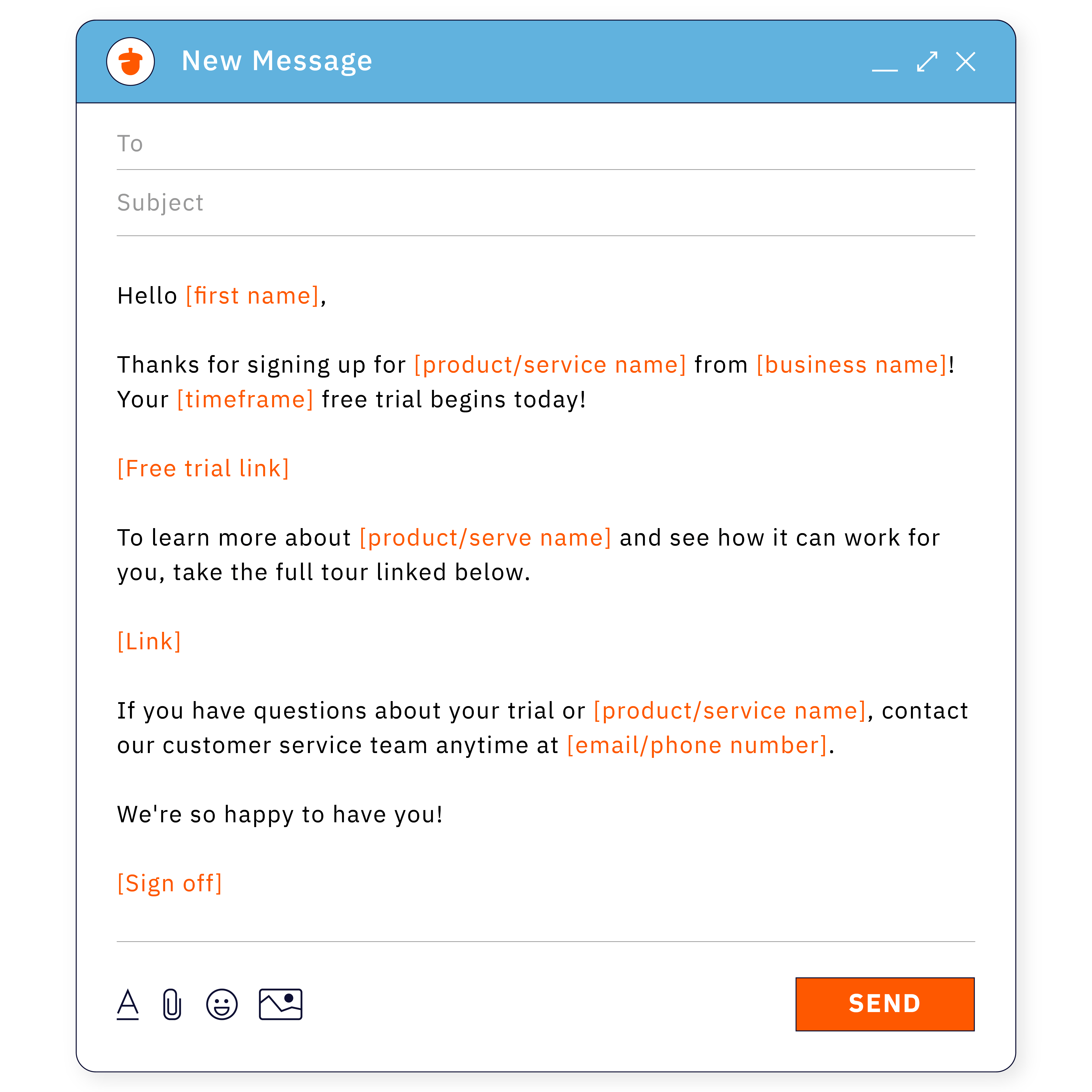 Welcome Email Templates for New Customers | Nutshell