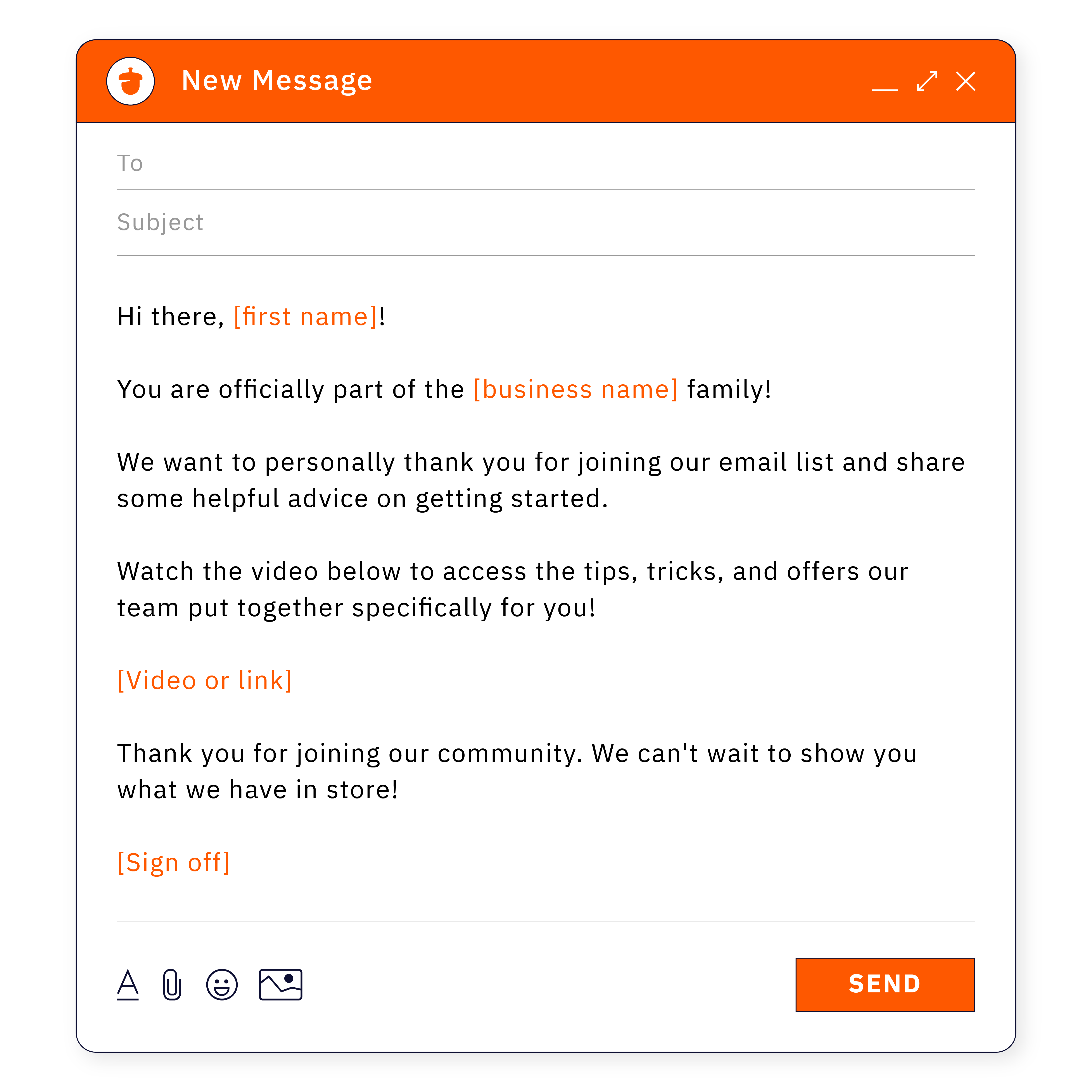 Welcome Email Templates for New Customers | Nutshell