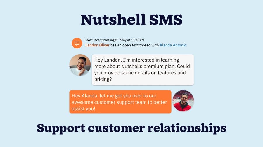 Increase Lead Engagement With Nutshell SMS | Nutshell