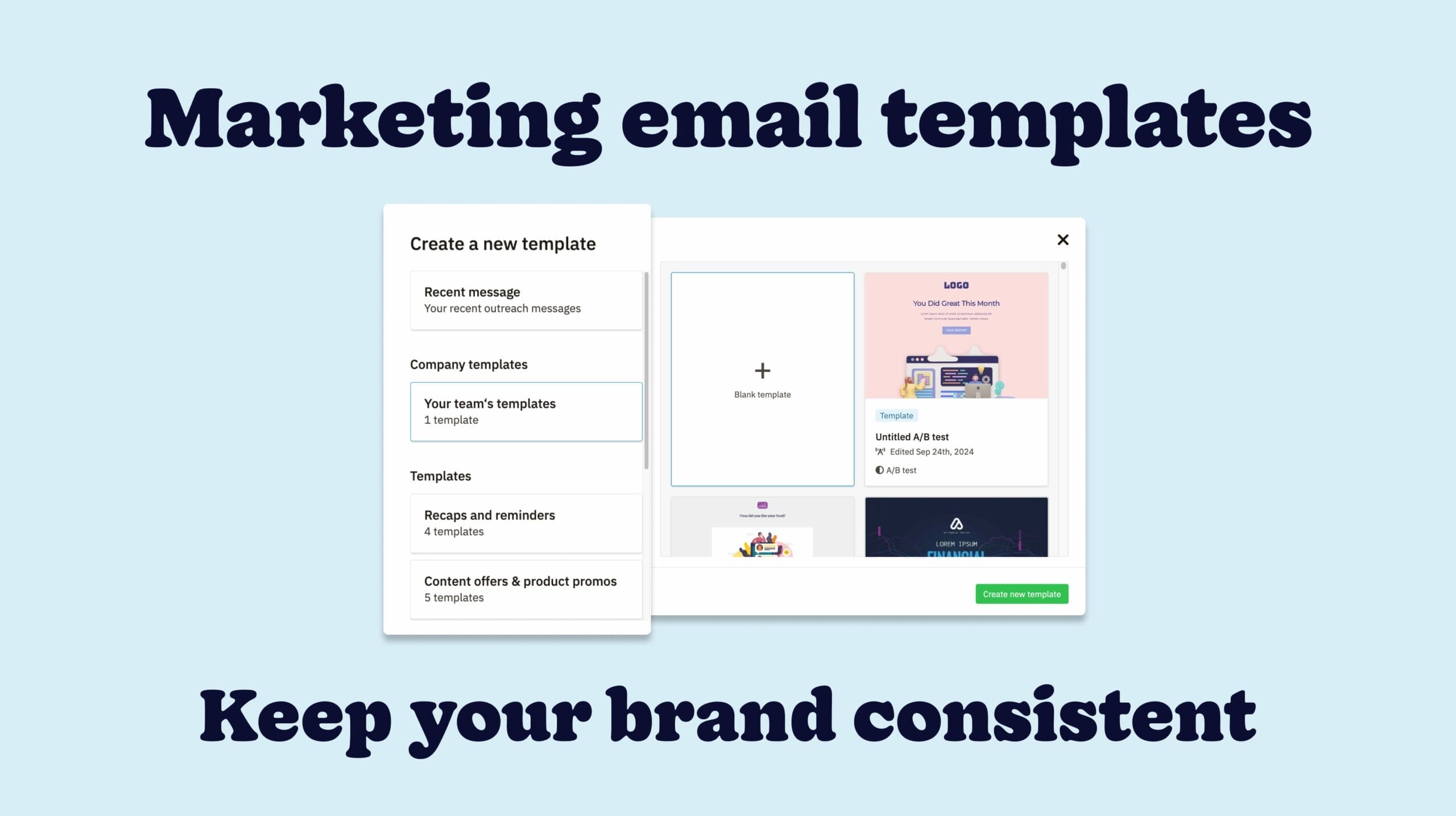 Keep Your Brand Consistent With Marketing Email Templates | Nutshell