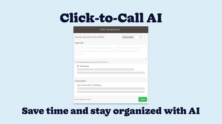 Elevate Your Workflow With AI-Powered Click-to-Call | Nutshell