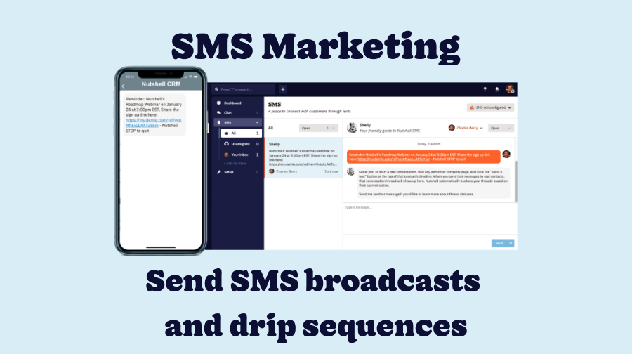 Send Marketing SMS Campaigns in Nutshell | Nutshell