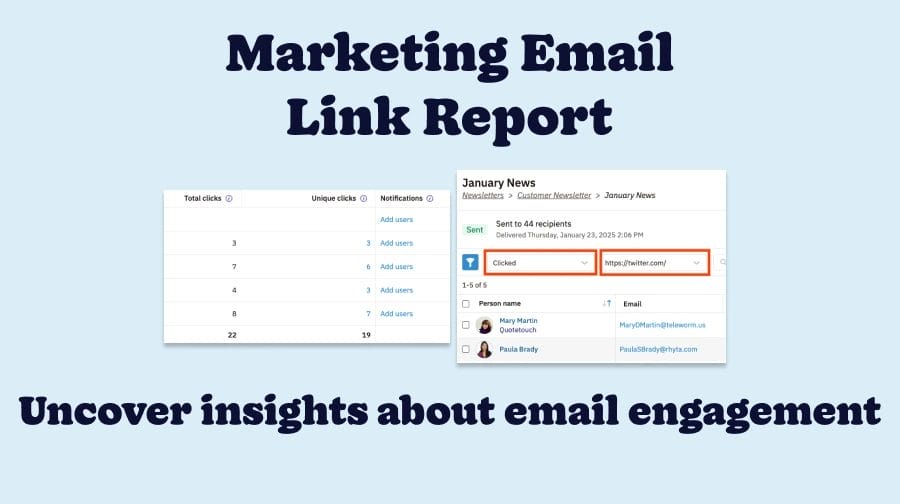 Dive Into Email Engagement With the Link Report | Nutshell