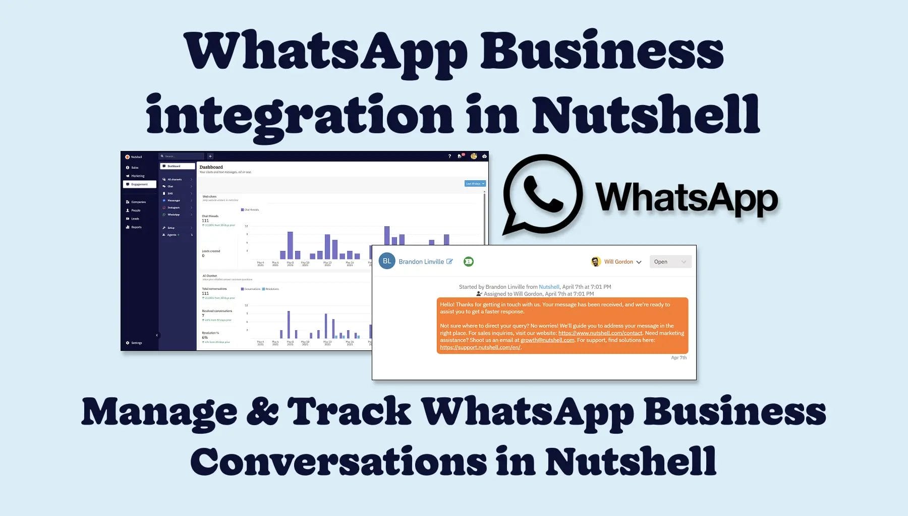 Nutshell's WhatsApp Integration: Manage Messages in Your CRM